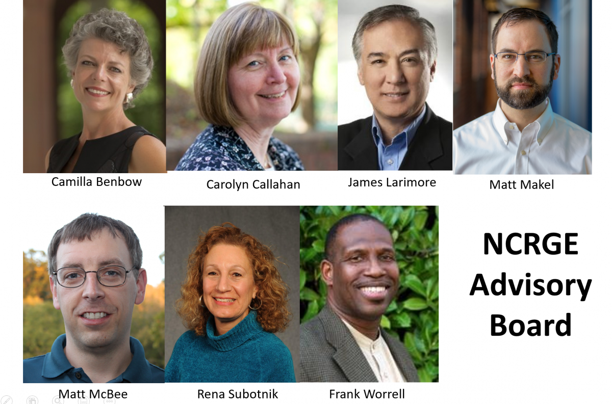 NCRGE National Advisory Board (2020-2025) | National Center for ...